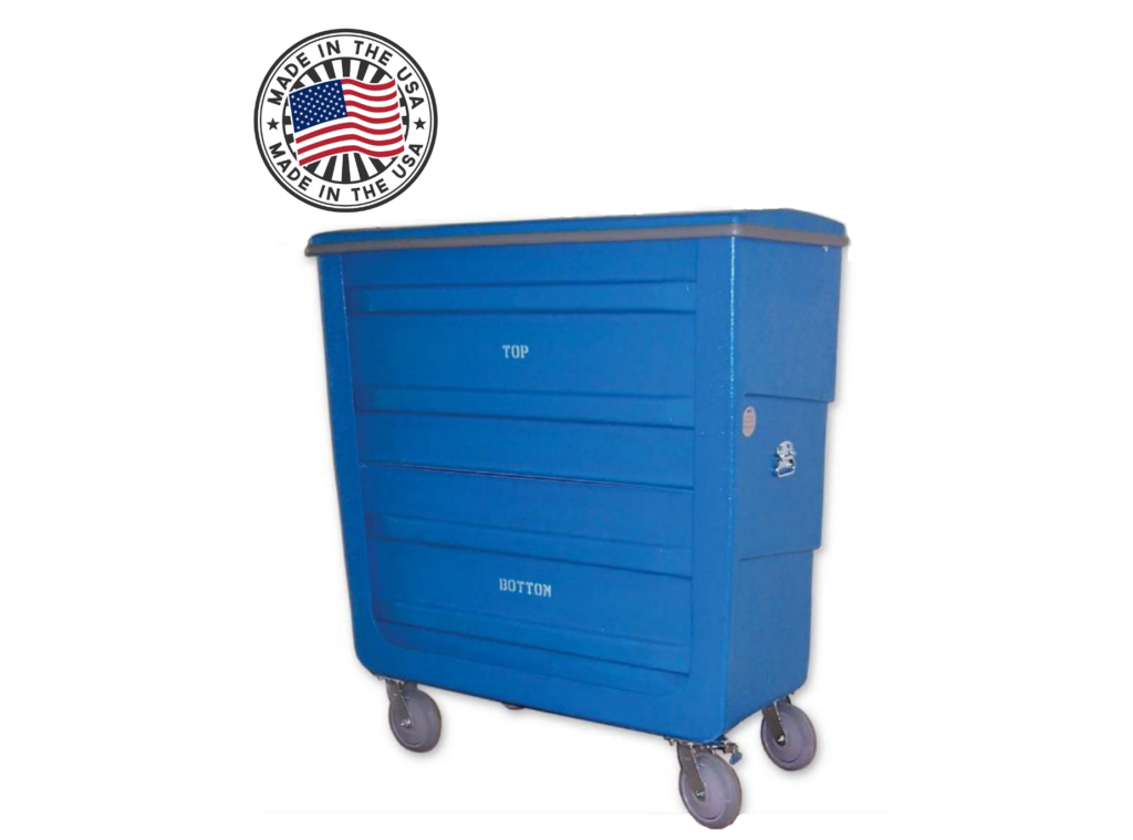 Sanitrux® Trash Cart TC-650-FL – Commercial Heavy Duty Laundry Carts on ...
