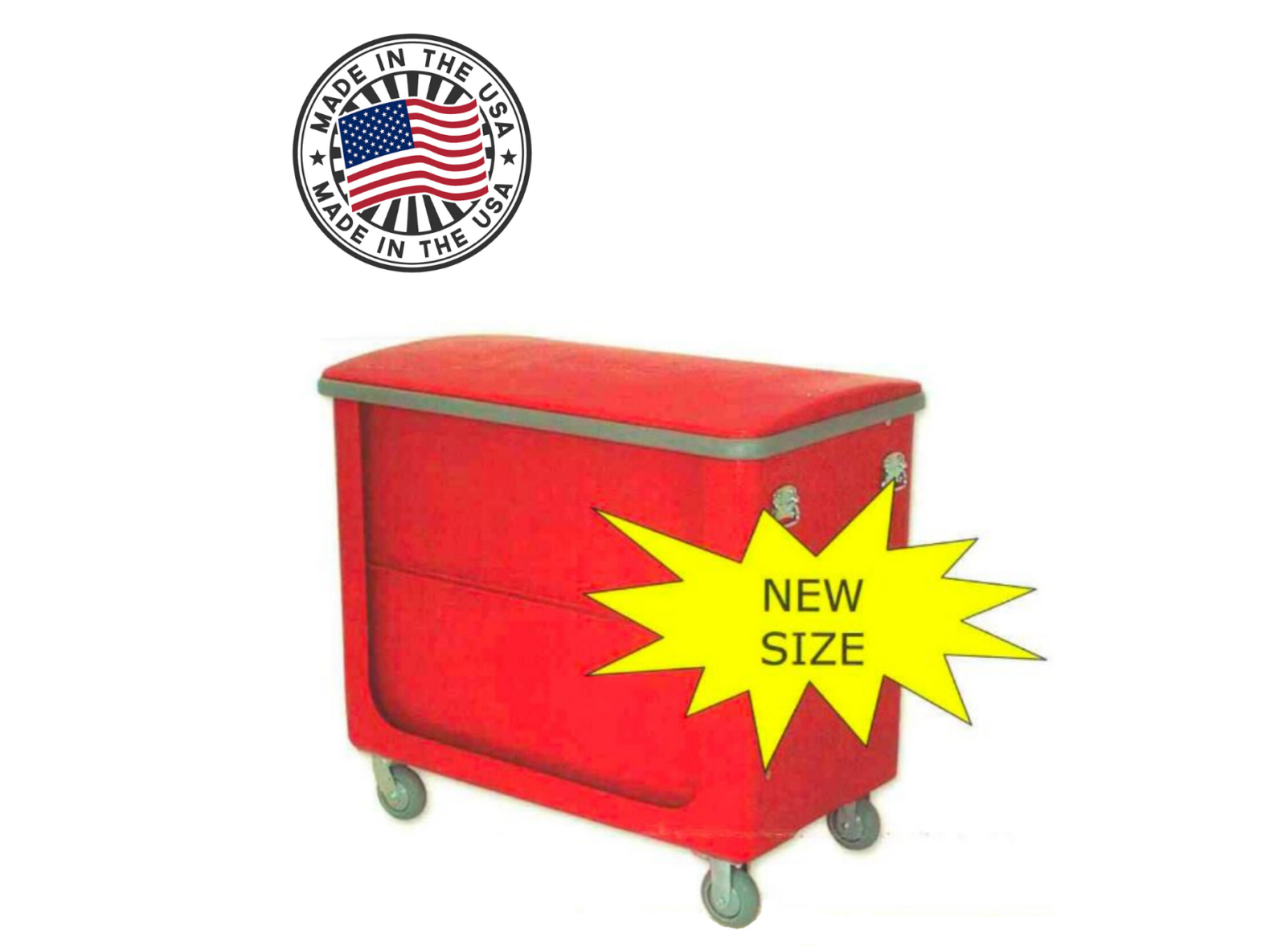 Sanitrux® Trash Cart TC-MK30-FL – Commercial Heavy Duty Laundry Carts ...